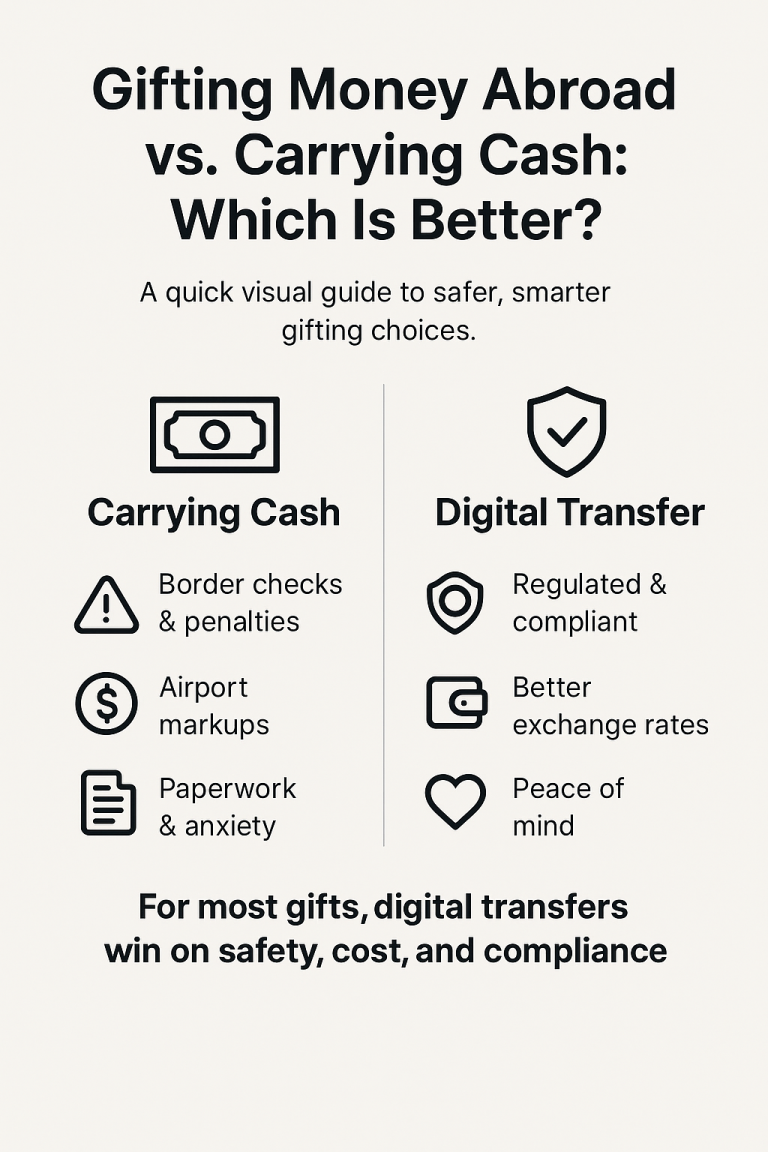 Gifting Money Abroad vs. Carrying Cash: Which Is Better in 2025 ...